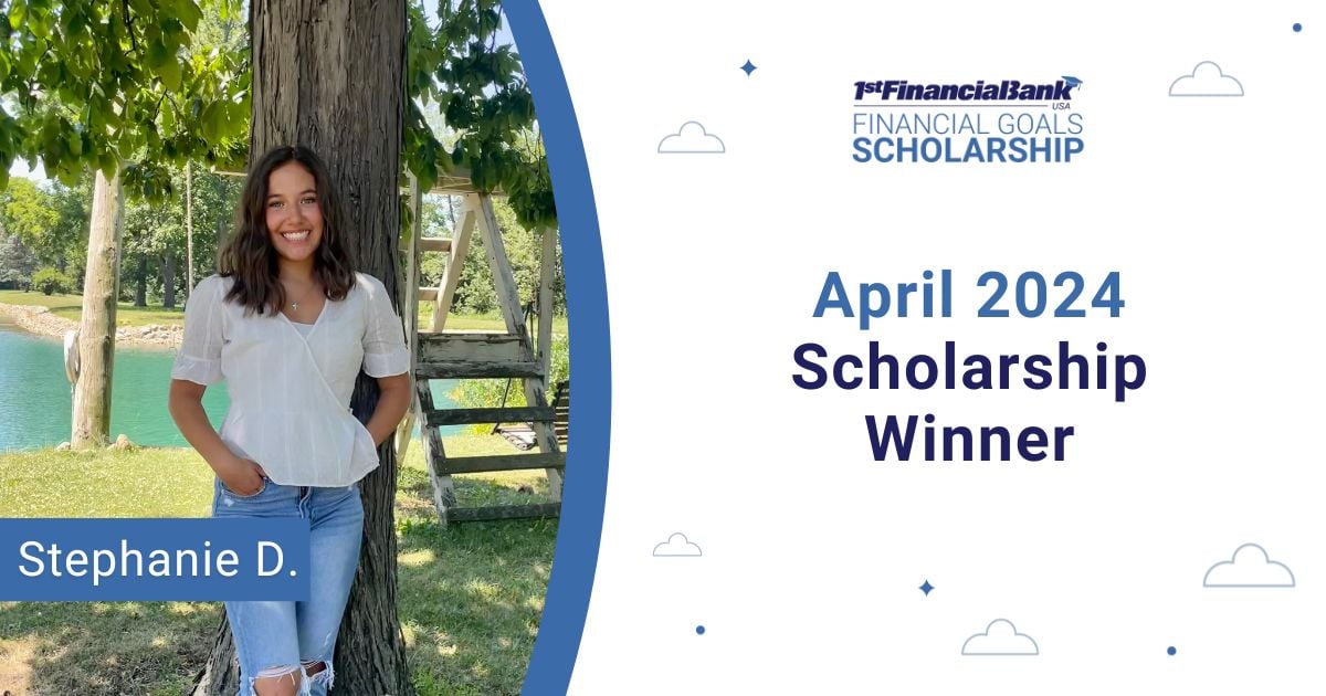 April 2024 1fbusa Financial Goals Scholarship Winner Stephanie D
